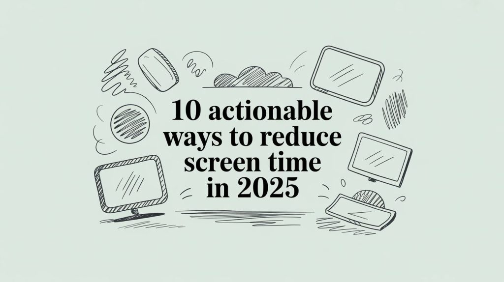 10 Actionable Ways to Reduce Screen Time in [2025/2026]